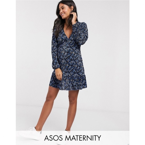 ASOS Maternity | Dresses | Nwt Asos Maternity Pleated Tea Dress | Poshmark